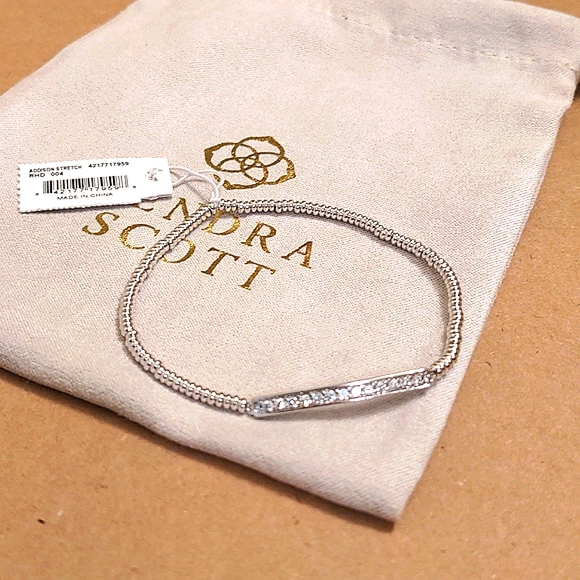Kendra Scott | Jewelry | New Kendra Scott Addison Bracelet In Silver ...